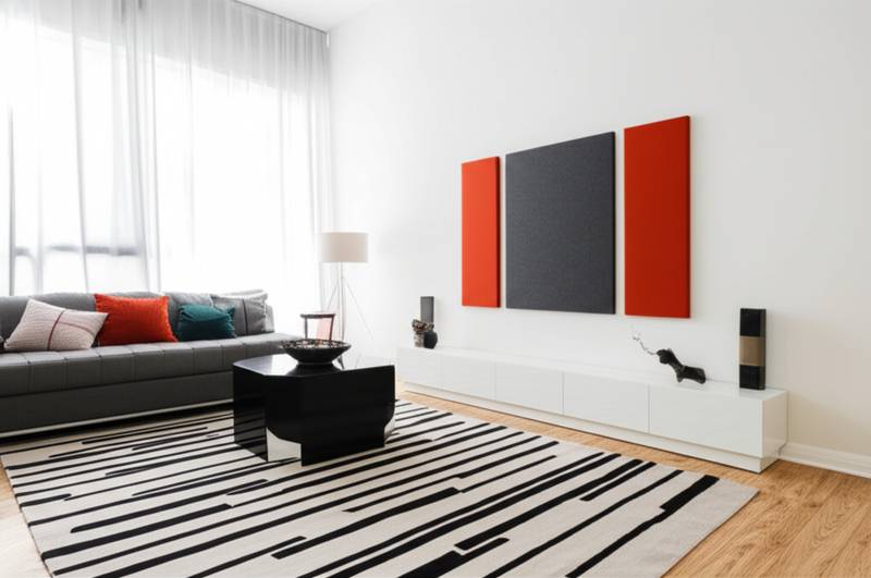 Acoustic Panels as Living Room Art: Blend Sound Control and Style ...