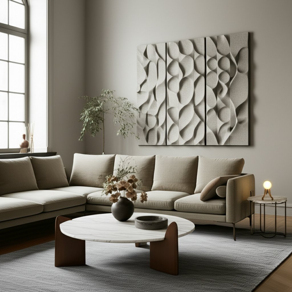 Stylish Acoustic Panels for Noise Reduction and Living Room Decor ...