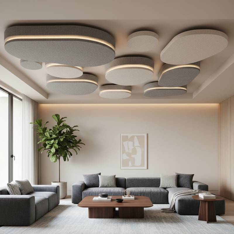 Stylish Acoustic Clouds for Sound Absorption and Modern Design ...