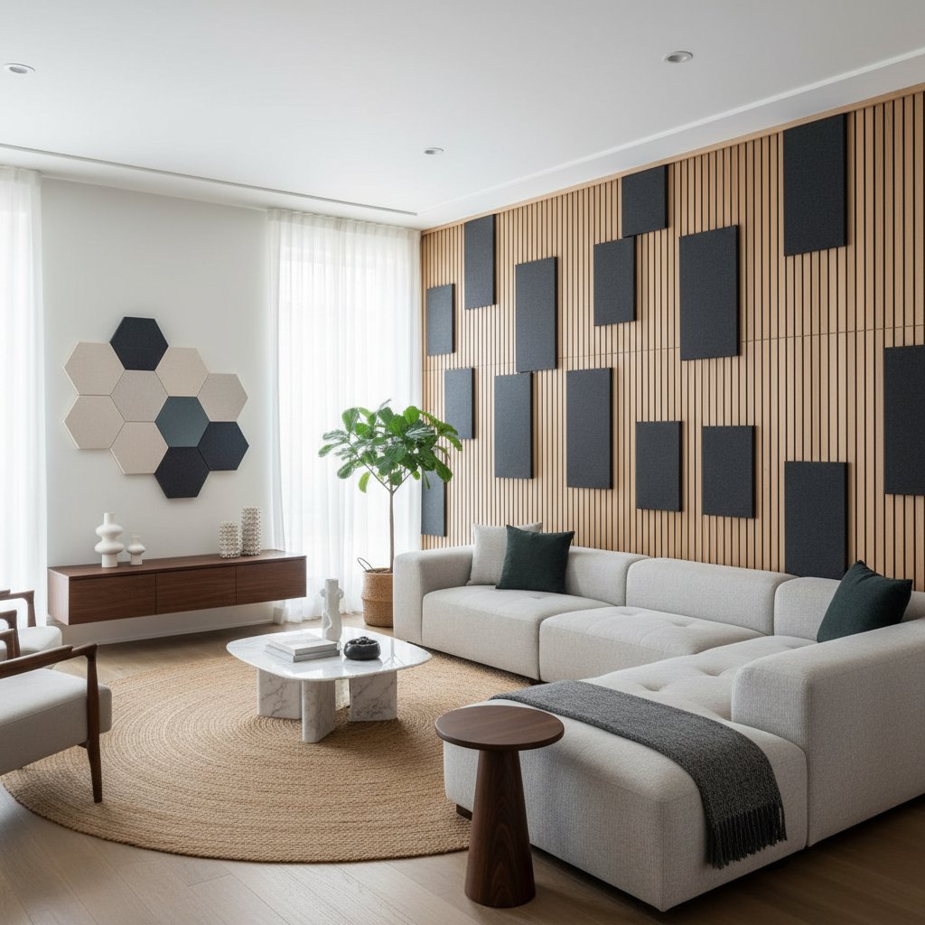 Enhance Living Rooms with Stylish Acoustic Panels | decomagazine.org ...